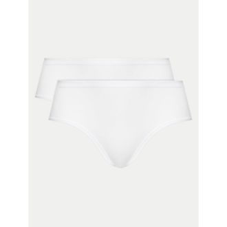 Triumph Klassische Pantys mit hohem Bund-Set Sense Of Cotton 10225046 Wei&szlig;