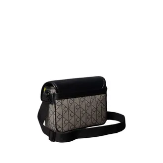 Calvin Klein Sacoche bandouli&egrave;re bi-mati&egrave;re &agrave; imprim&eacute; logo