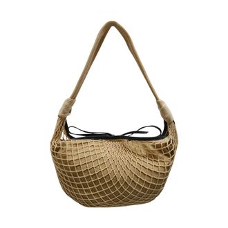 Christophe Lemaire Fortune Croissant Filt Bag - - Bags - Damen - Beige - ONE SIZE