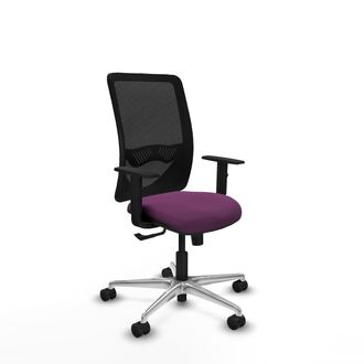 Piqueras y Crespo B&uuml;rostuhl Zulema mit 1D-Armen, h&ouml;henverstellbare Lendenwirbelst&uuml;tze, ausgestattet mit 3 Positionen und Schneidschaum, mit Rollen von 65 mm, Nylon, Sch