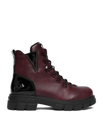 Rieker Schn&uuml;rschuhe CEO-Z9152-35 Dunkelrot