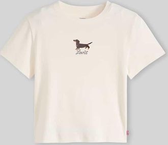 Levi's Regular Fit T-Shirt mit Motiv-Stickerei Modell ESSENTIAL