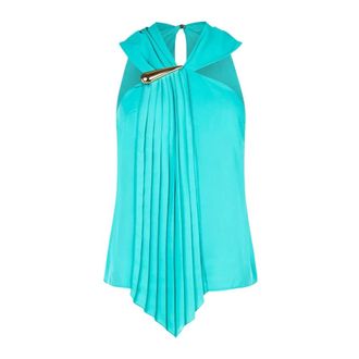 Rinascimento Femme, Tops, Bleu, Taille: 42 FR Hauts