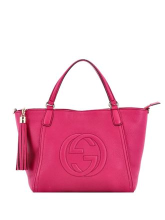 Gucci Soho Convertible Top Handle Bag Leather Small satchel - Rose