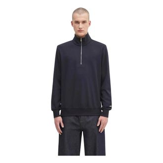 Paul Smith SweaT-shirt &agrave; demi-zip - Homme - Sweatshirts et sweats &agrave; capuche - Bleu - Taille: L