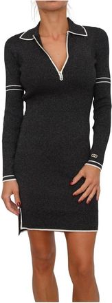 Liu Jo Femme, Robes, Noir, Taille: 40 FR Abito Nero