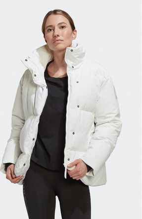 adidas Daunenjacke Big Baffle HN9935 Wei&szlig; Loose Fit