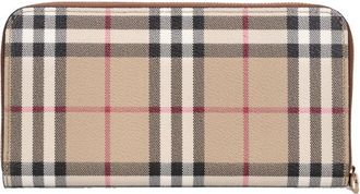 Burberry Zip Wallet Check