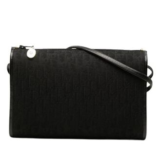 Dior Pre-owned Vintage Canvas Crossbody Bag - - Pre-owned - Damen - Schwarzk - ONE SIZE