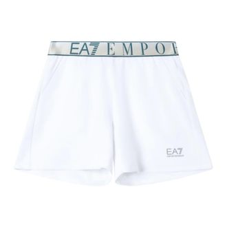 Emporio Armani Emporio Armani Ea7, Femme, Shorts, Blanc, Taille: 40 FR Sweat Shorts