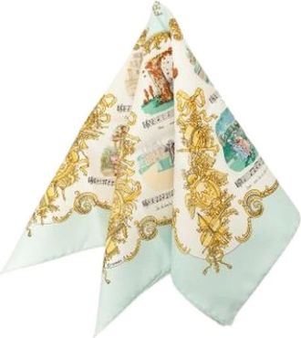 Herm&egrave;s Pre-owned Carr&eacute; Chansons de France Herm&egrave;s - Femme - Pre-owned - Multicolore - Taille: ONE Size