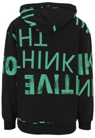 Doris Streich Hoodie mit Hoodie und Wording-Print
