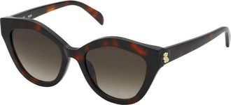 Tous Damen STOC18 Sonnenbrille, Shiny RED Havana