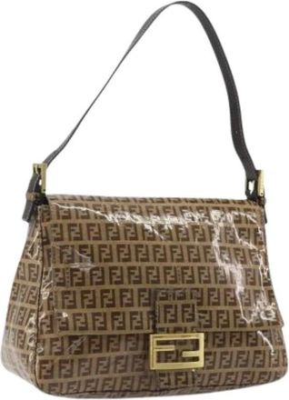 Fendi Sac bandouli&egrave;re Mamma Baguette Pre-owned - Femme - Pre-owned - Brun - Taille: ONE Size