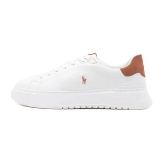 Polo Ralph Lauren Homme, Chaussures, Blanc, Taille: 44 EU Rlite Court Baskets