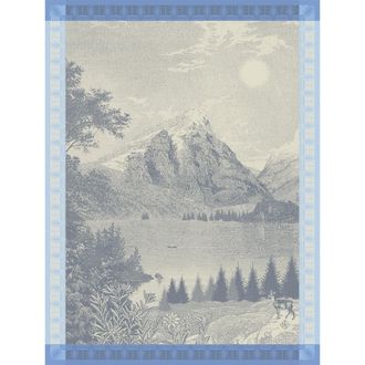 Le Jacquard Fran&ccedil;ais Geschirrtuch Altitude Gentiane 60x80 cm Baumwolle