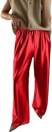 Generic Legging Jean Femme Taille Haute Lin Flare Confortable Plage Combipantalon Bouton Vinyle Tall Cass&eacute; Bain Resserr&eacute; Eau Marque Sandales Meilleures Anthra