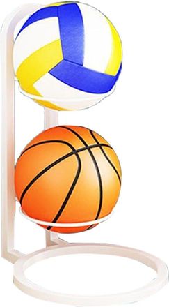 Generic Basketballst&auml;nder, Fu&szlig;ballst&auml;nder, Gusseisen, Volleyball-Organizer, multifunktionale Aufbewahrung von Sportger&auml;ten, mehrschichtiges Ballregal for Schl