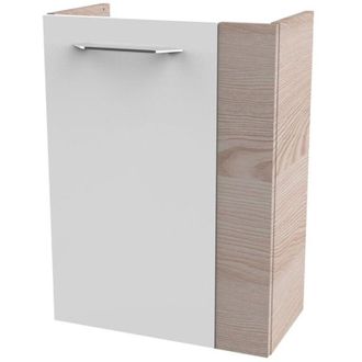 Fackelmann sbc Beckenunterschrank 45 - Front Wei&szlig; Hochglanz