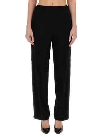 Fabiana Filippi Viscose Trousers - Black