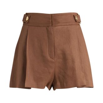 Elisabetta Franchi Femme, Shorts, Brun, Taille: 40 FR Shorts