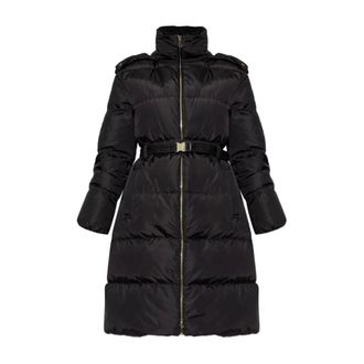 Moncler Femme, Manteaux, Noir, Taille: 44 FR Briant Hooded Long Down Jacket