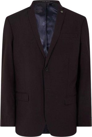 Ted Baker Blazer f&uuml;r Herren, Einreihig (Burgunderrot)