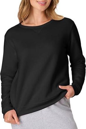 Hanes ComfortSoft??? EcoSmart Womens Crewneck Sweatshirt S Black