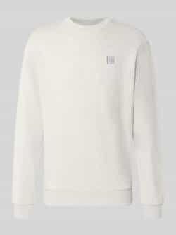 Scotch & Soda Regular Fit Sweatshirt aus reiner Baumwolle mit Label-Patch