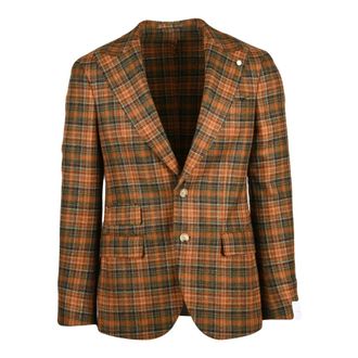 Luigi Bianchi Mantova Giacca Stondata - - Jackets - Herren - Mehrfarbig - M
