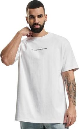 Mister Tee We Dream in Colors Oversize Tee T-Shirt, Blanc, XS Grande Taille Tall Homme