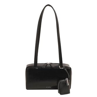 Generic Sac &agrave; bandouli&egrave;re polyvalent en cuir synth&eacute;tique pour femme, pour le travail, le shopping, les voyages, le quotidien, Noir, 350.00x100.00x260.00mm