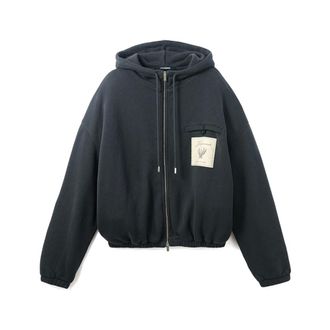 Jacquemus Homme, Sweatshirts et sweats &agrave; capuche, Bleu, Taille: L Le Sweat &agrave; capuche Torneo