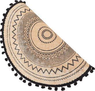 Garneck W&auml;rmeisoliertes Tischset 40cm aus Jute mit Dekorativem Muster Hitzebest&auml;ndiges Esstisch Zubeh&ouml;r f&uuml;r Haushalt Caf&eacute; und Restaurant