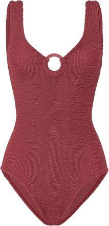 Hunza G Femme, Maillots de bain, Rouge, Taille: ONE Size Coverage Celine Swimsuit