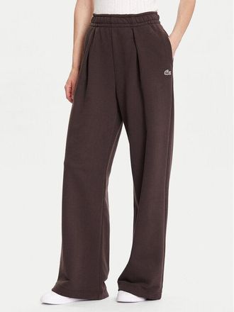 Lacoste Palazzohose XF5248 Braun Wide Leg
