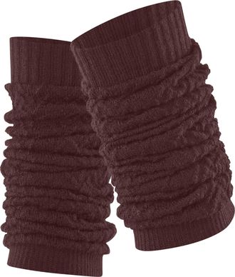 Falke Damen Fable Estate W Lw Wolle dick einfarbig Stulpen, Braun Cayenne 5950, OneSize