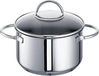 Rohe Germany Fleischtopf Ravenna 20 cm, Edelstahl 18/10, Inhalt ca. 3,5 ltr