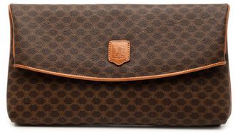 Celine Clutches - Macadam Coated Canvas Clutch - Gr. unisize - in Braun - f&uuml;r Damen