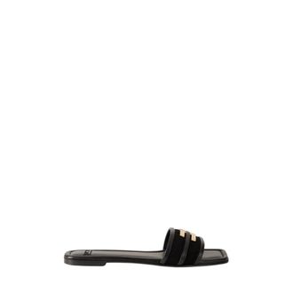 Elisabetta Franchi Femme, Chaussures, Noir, Taille: 37 EU Chaussures plates