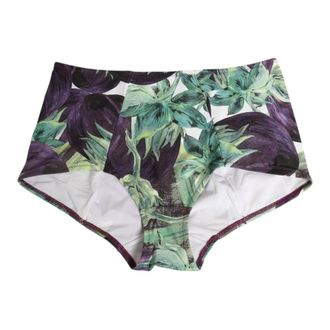 Dolce & Gabbana Aubergine-Print High-Waist Slips - - Underwear - Damen - Mehrfarbig - S