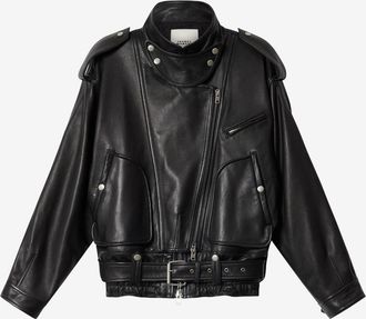 Isabel Marant Veste Farza En Cuir - Femme - Noir - Taille34 - Isabel Marant