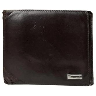 Gucci Portefeuille Vintage Pre-owned - Femme - Pre-owned - Brun - Taille: ONE Size