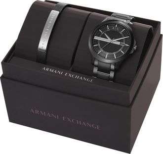 A|X Armani Exchange Uhr Armani Exchange Hampton AX7101 Schwarz