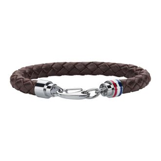 Tommy Hilfiger Jewelry Geflochtenes Lederarmband f&uuml;r Herren - Erh&auml;ltlich aus Braune oder Schwarze Farbe