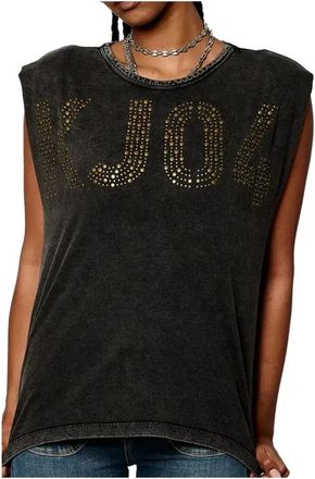 Kaporal Femme, Tops, Gris, Taille: 36 FR D&eacute;bardeur