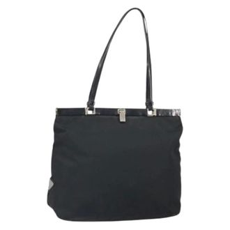 Prada Sac bandouli&egrave;re en nylon Pre-owned - Femme - Pre-owned - Noir - Taille: ONE Size
