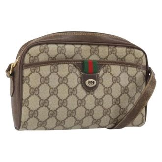 Gucci Sac bandouli&egrave;re vintage Pre-owned - Femme - Pre-owned - Beige - Taille: ONE Size