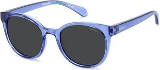 Polaroid unisex, Accessoires, Violet, Taille: 45 MM Lunettes de soleil PLD 8076/S B3V(M9)