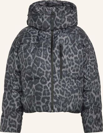 adidas Adidas By Stella Mccartney Steppjacke Adidas By Stella Mccartney Short Padded Printed Mit Abnehmbarer Kapuze grau